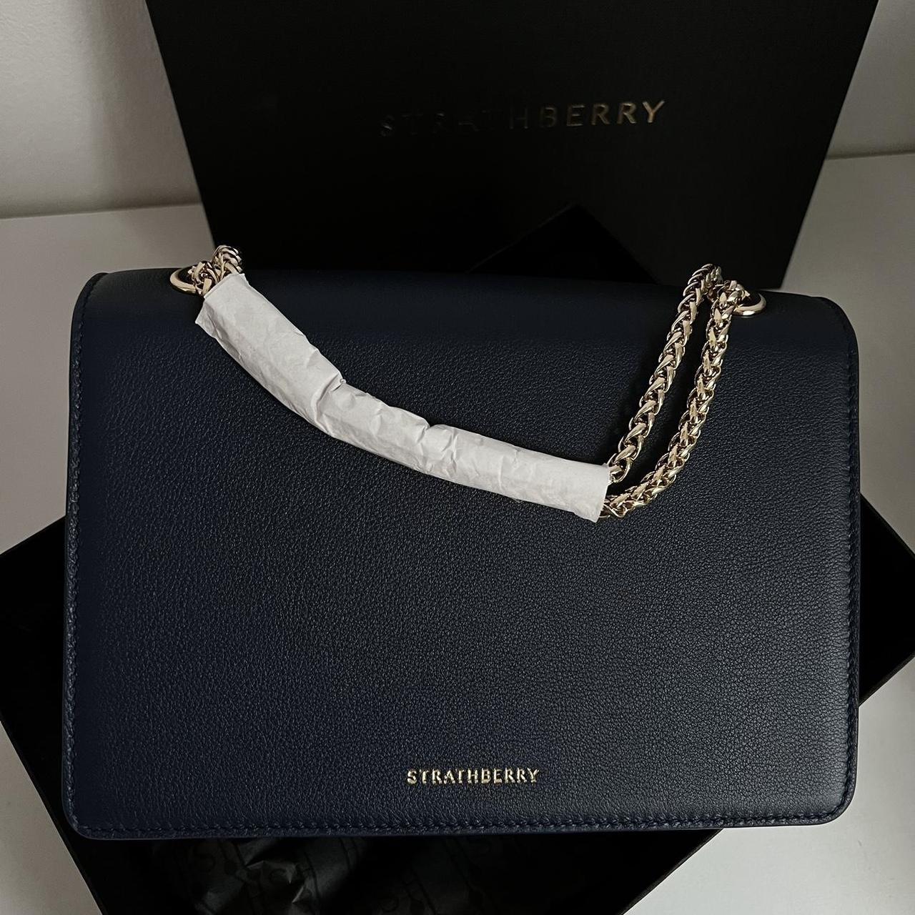 Strathberry East/West In Monogram Jacquard / Leather... - Depop