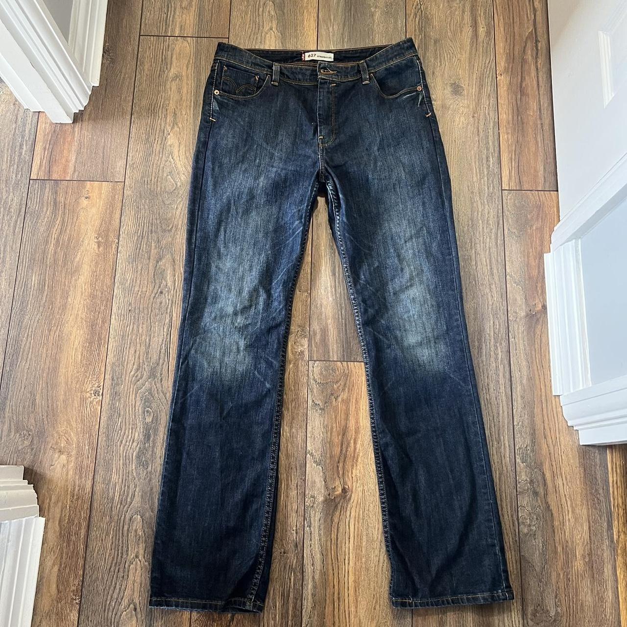 Vintage LEVI’S 627 Straight Leg Mid waist Jeans... - Depop