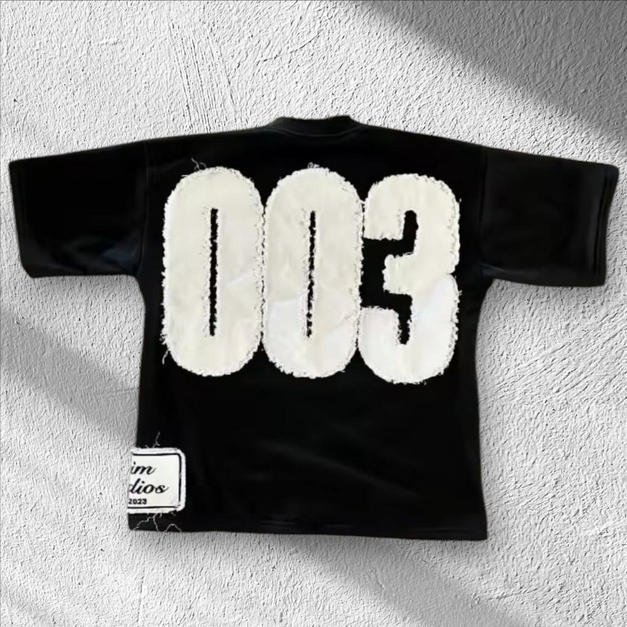 Opium Playboi Carti Style Trim Black Boxy Baggy... | Depop