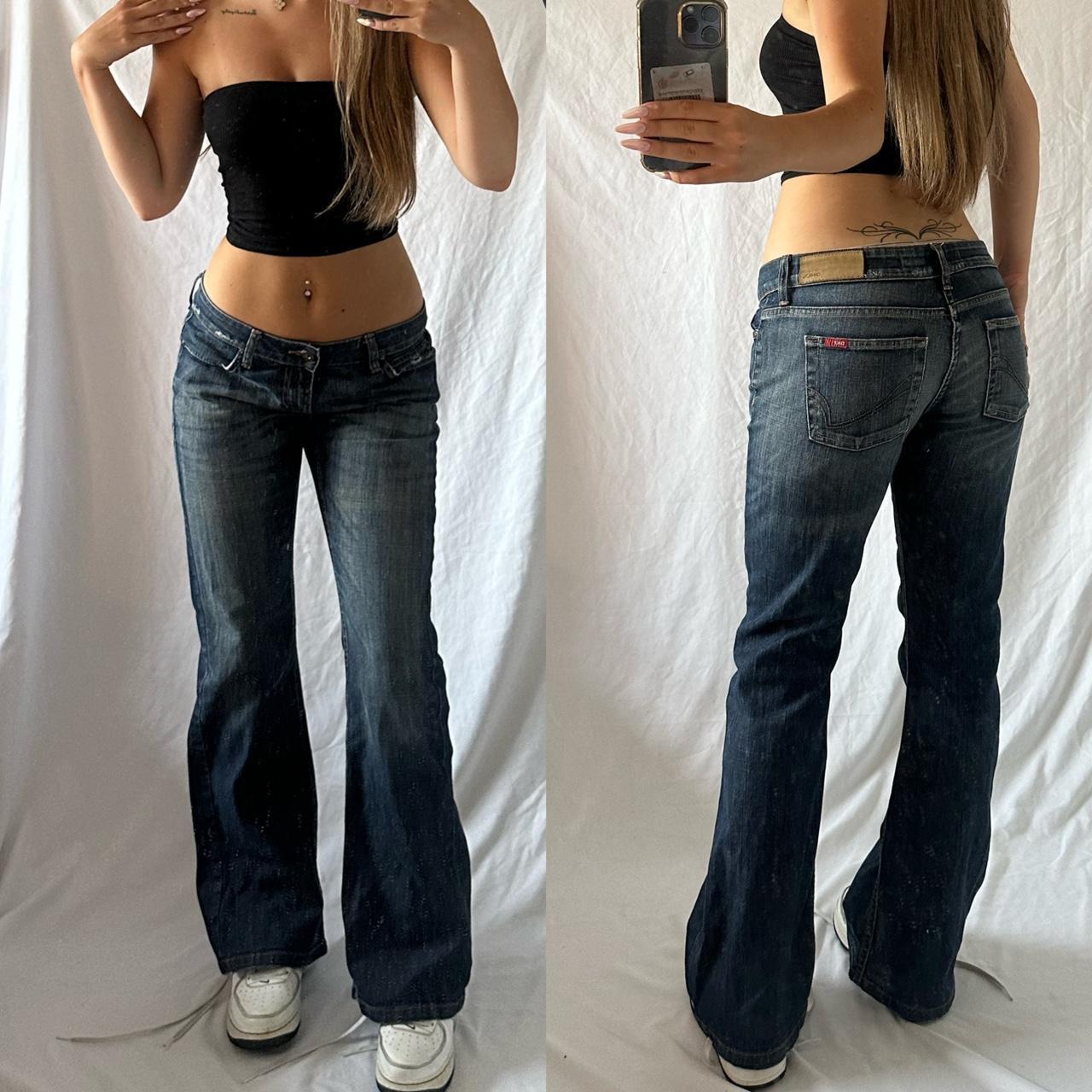 Vintage 2000’s y2k Only low rise flared bootcut... - Depop