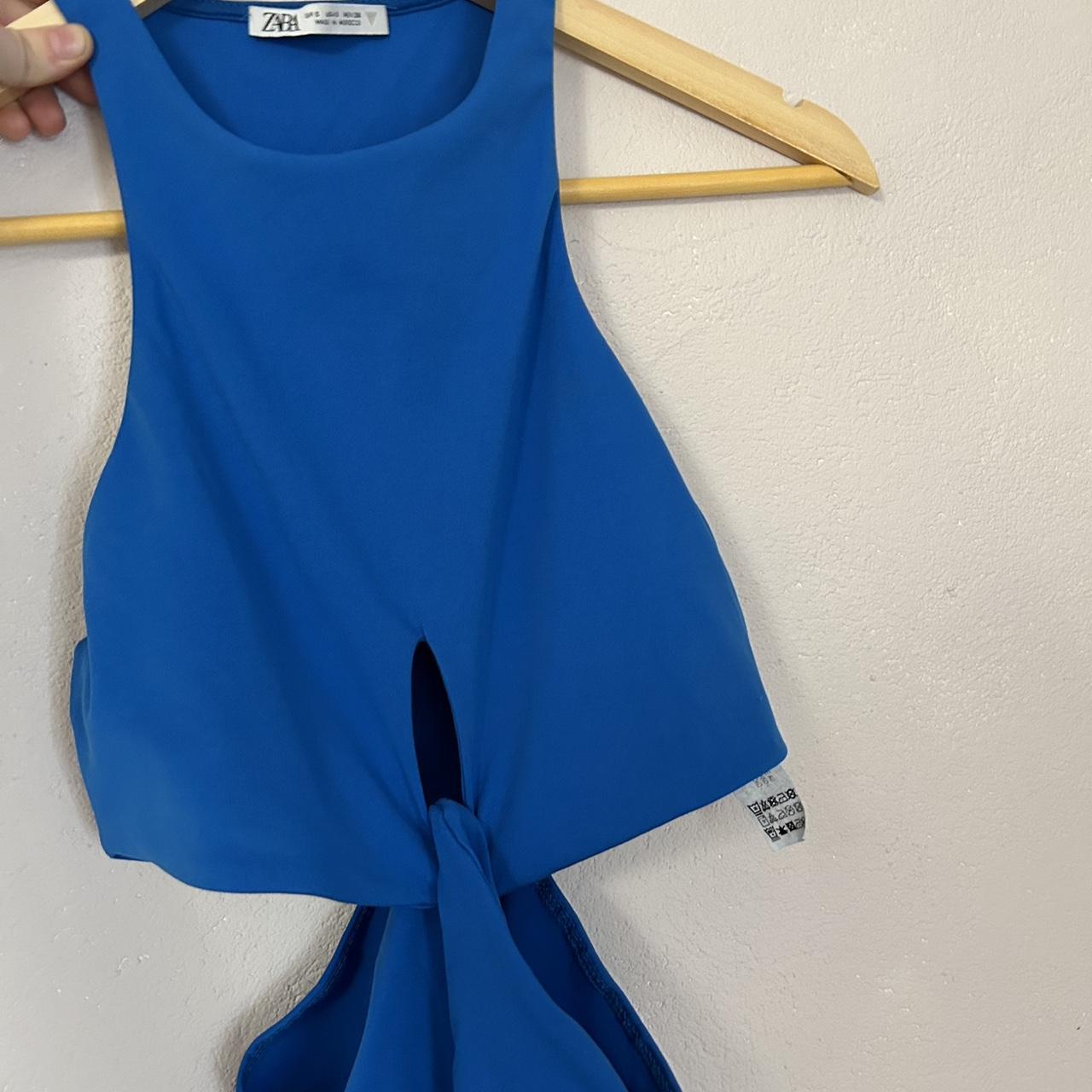 Lush Blue bodysuit, double lined so comfy - Depop