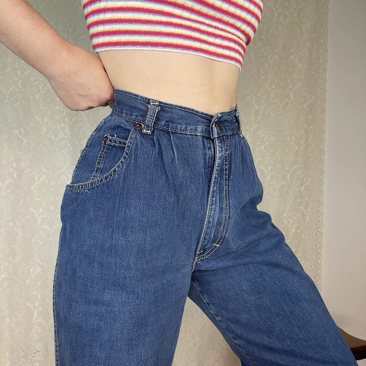 Vintage 80s jeans by RD Simpson Marked 11, pinned... - Depop