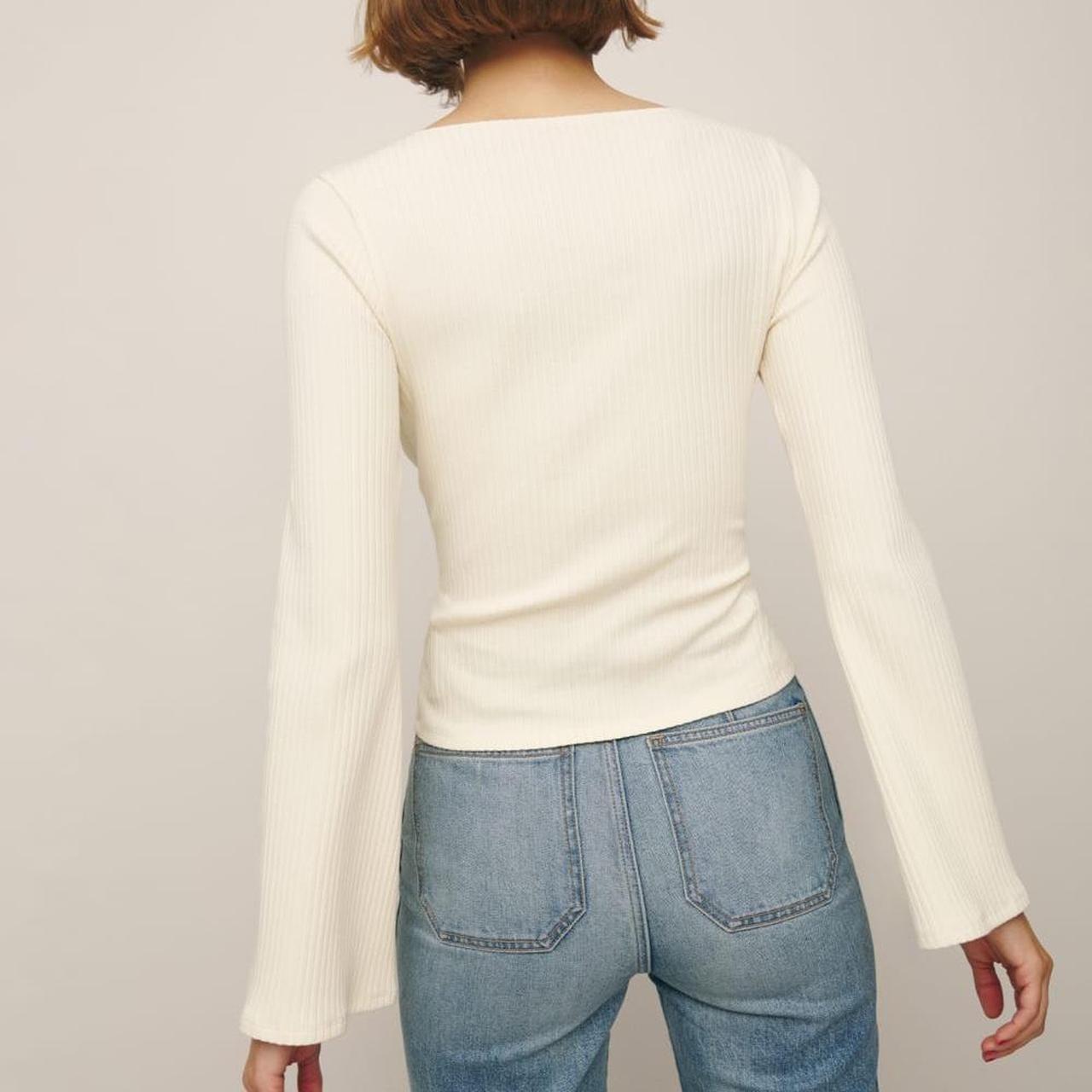 Reformation Miller Knit Top • retails for $88 •... - Depop