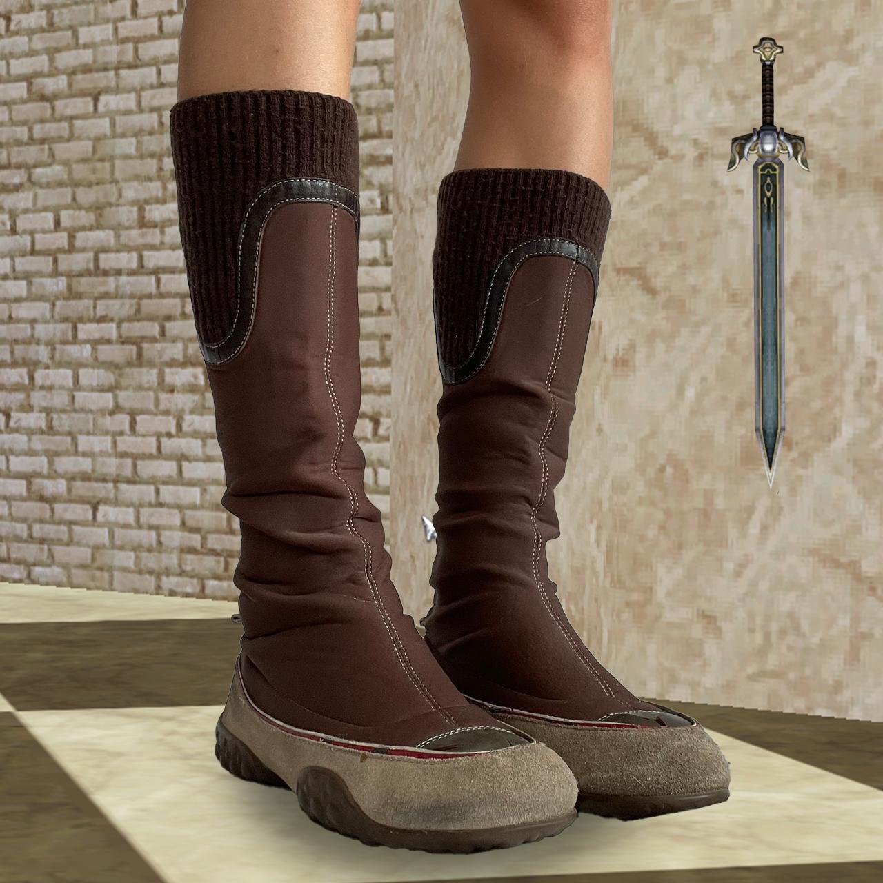 Miss Sixty Knee Shoes Slip on knee boots / mid calf... - Depop