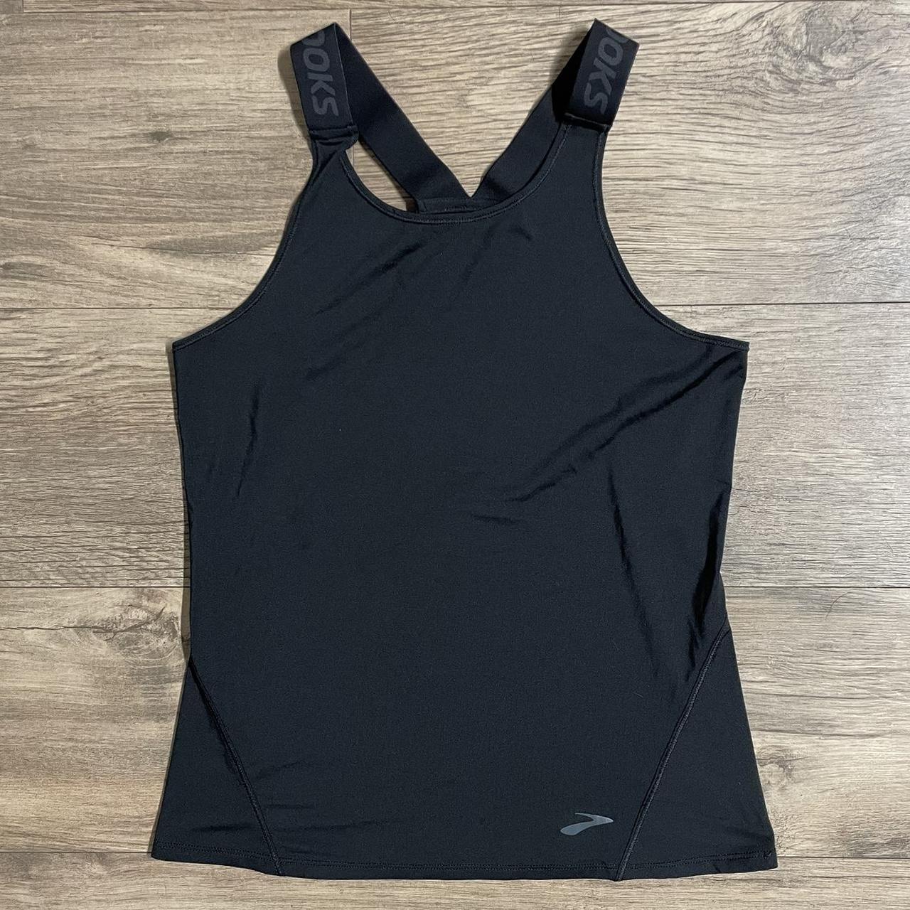 Brooks Women's Black Vest | Depop