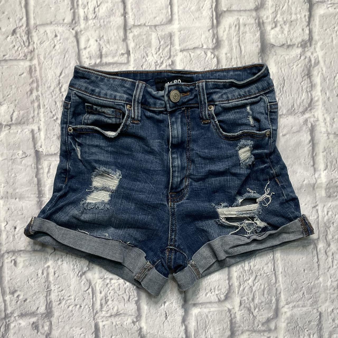 Aeropostale Super High Rise MIDI Shorts DEPOP PAY... - Depop