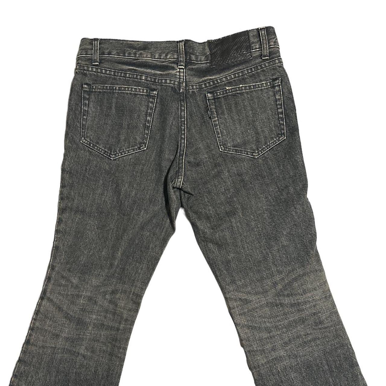 Number (N)ine Men's Grey and Black Jeans | Depop