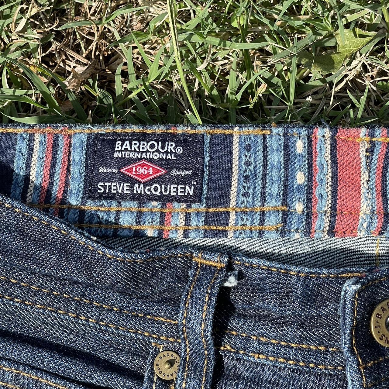 BARBOUR MENS JEANS STEVE MCQUEEN EDITION SEE PICS... - Depop