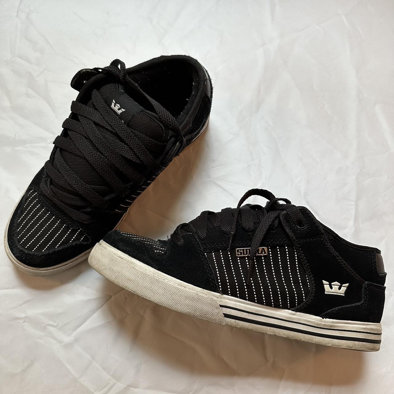 Supras skating shoes. Size 8 1/2 fits size 9 women. - Depop