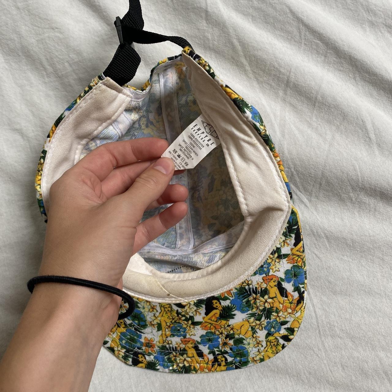 Empyre Supply co 5 panel hat. Has a tropical pinup... - Depop