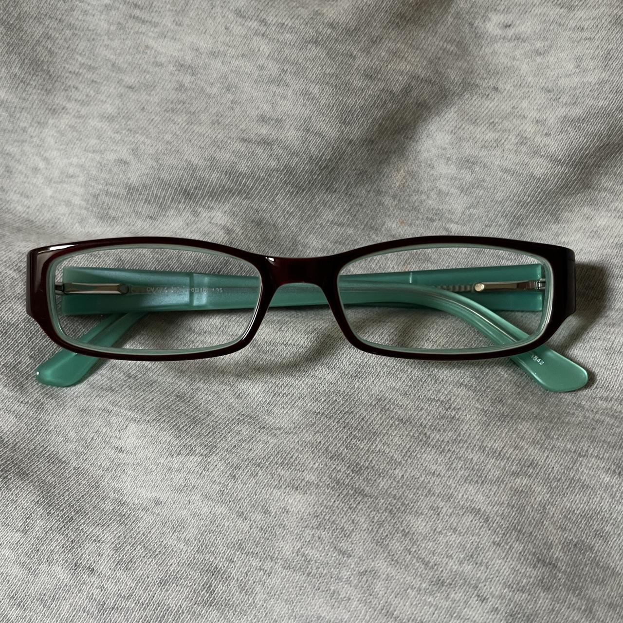 Bayonetta glasses. Thin long rectangular shape,... - Depop