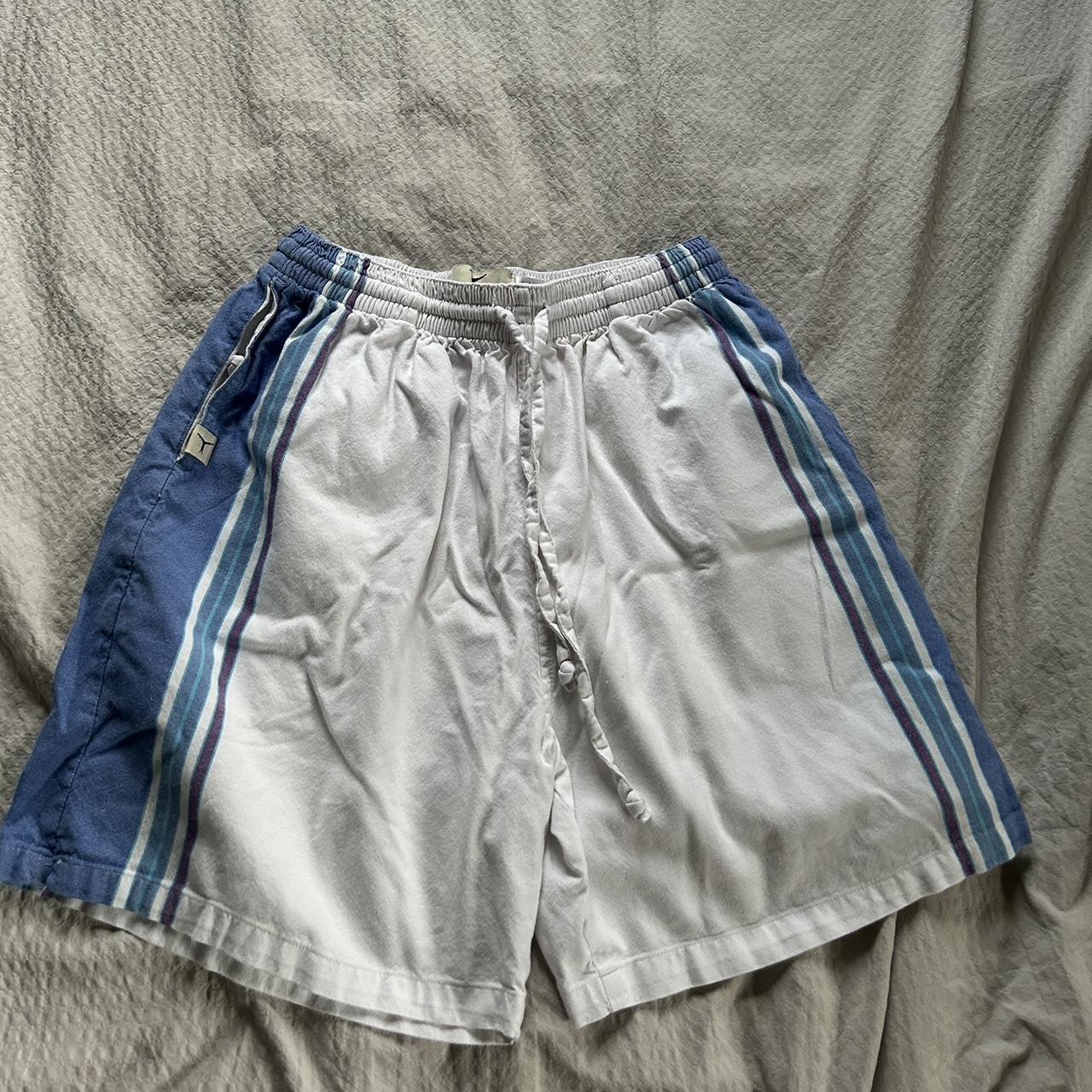 TOMS TRUNKS SHORTS WHITE BARELY WORN GREAT... - Depop