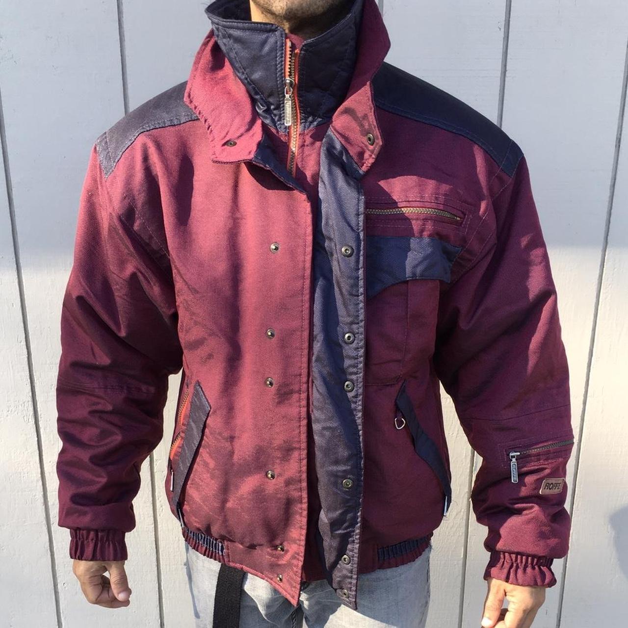 ️ Roffe Ski Jacket ️ Vintage Roffe Maroon , ski... - Depop