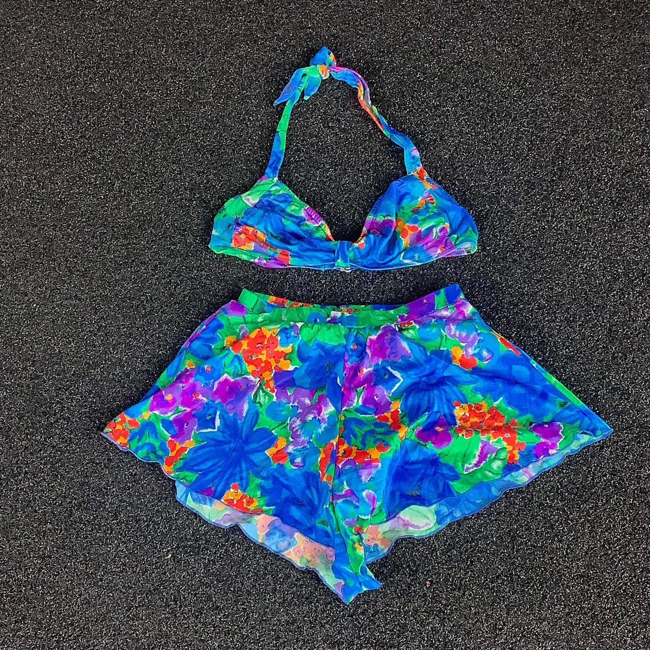 Vintage Maxine of Hollywood swimsuit set. Bikini .... - Depop