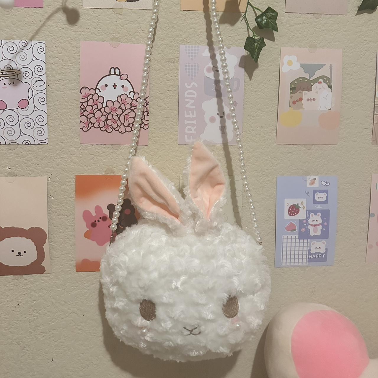 Lolita kawaii bunny purse shoulder bag 💕🎀 Worn... - Depop