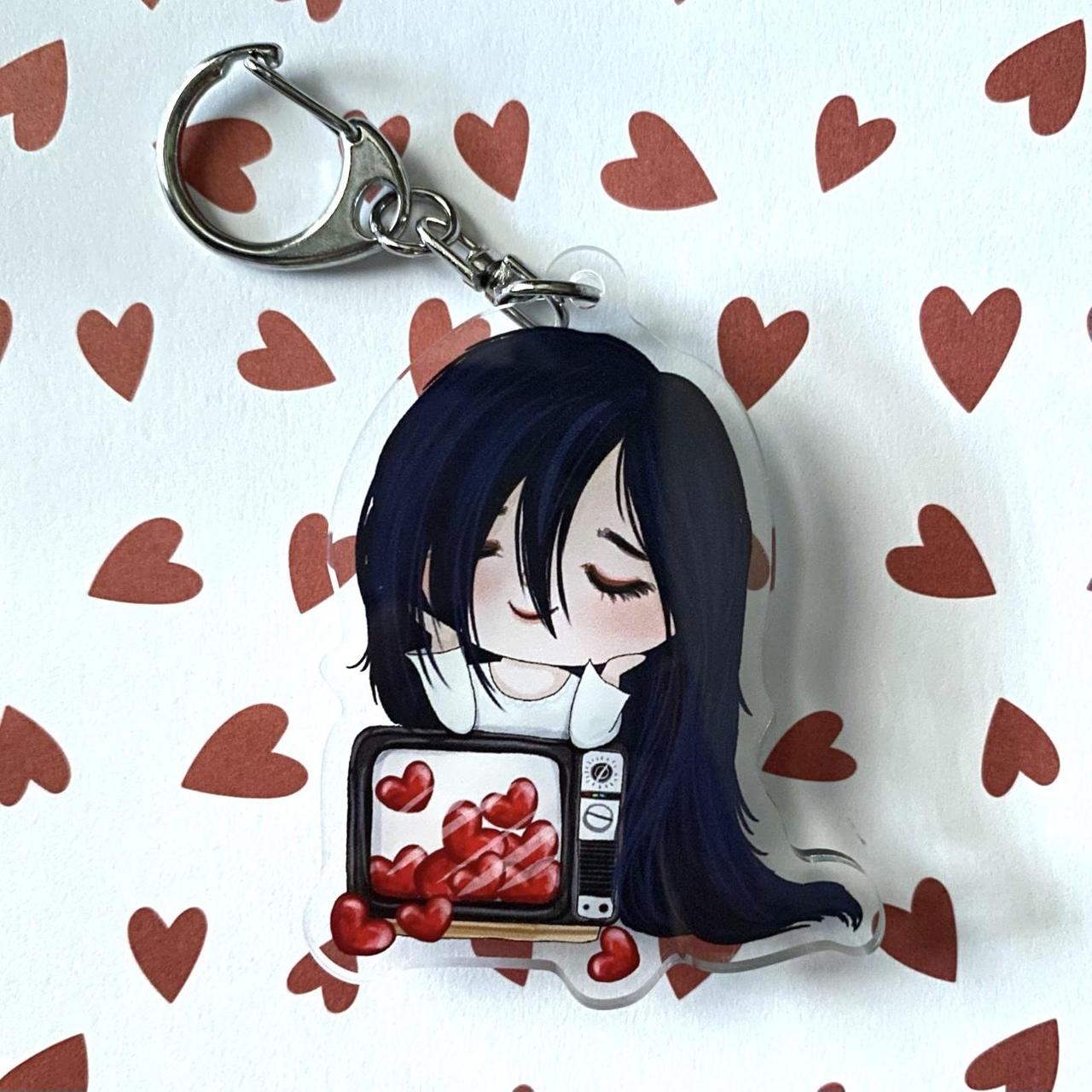 The Ring 🖤 Sadako Keychain 🥀 Made from acrylic... - Depop