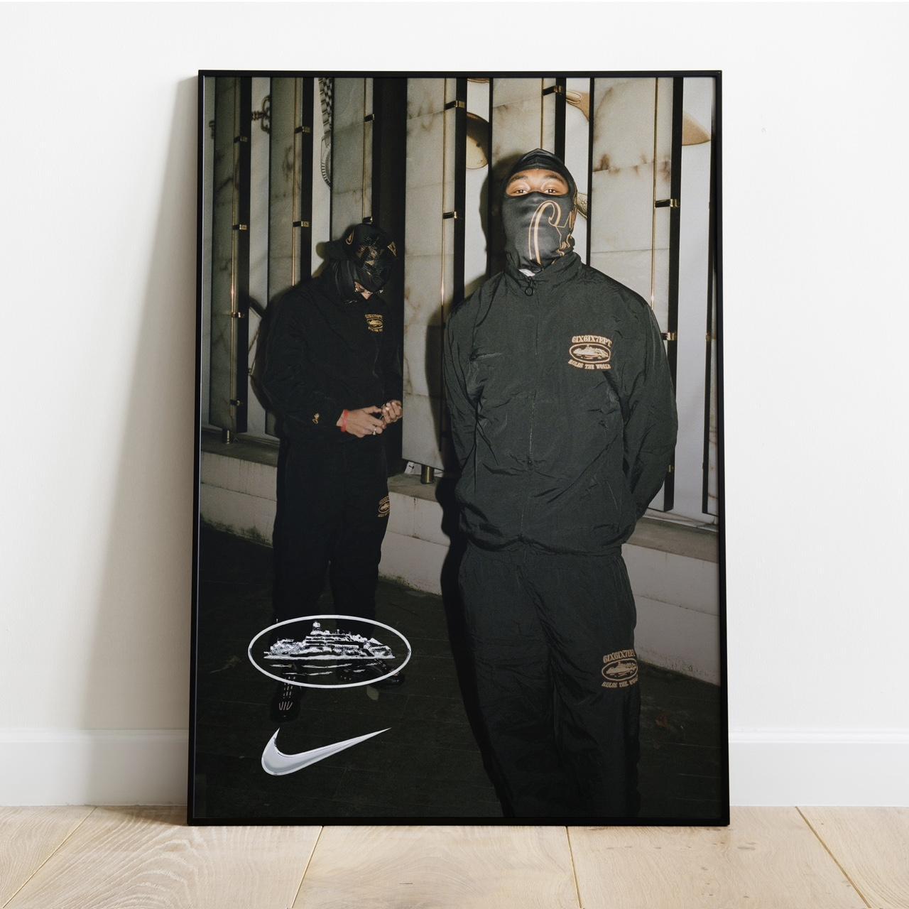 Corteiz x Nike - A3 Poster. Featuring chromed... - Depop