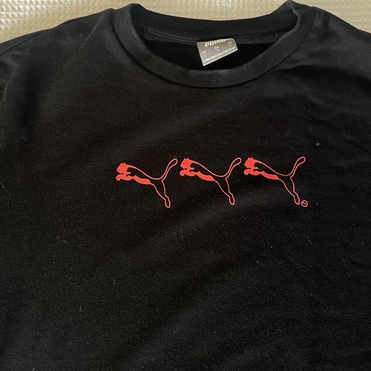 Vintage puma jumper. Size M. Great condition - more... - Depop