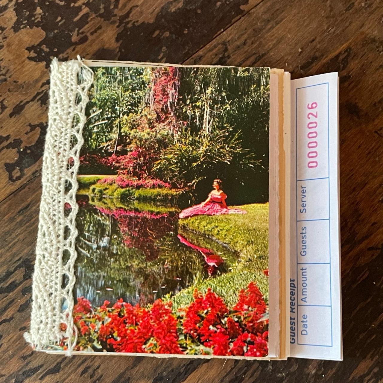 tiny books :) vintage postcard covers, assorted... - Depop