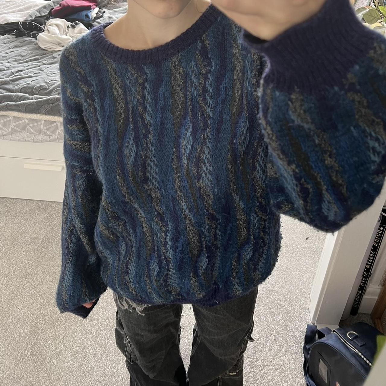 metropolitan knit jumper size large #jumper #knit... - Depop