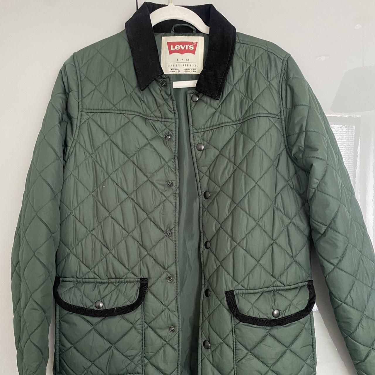 Mens Levi Strauss Green Barbour Style Jacket Men’s... - Depop