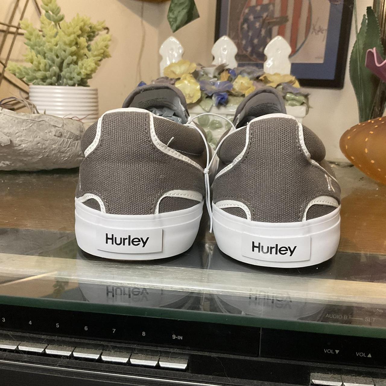 HURLEY MENS ARLO SLIP ON SNEAKERS 12 NEW Hurley... - Depop