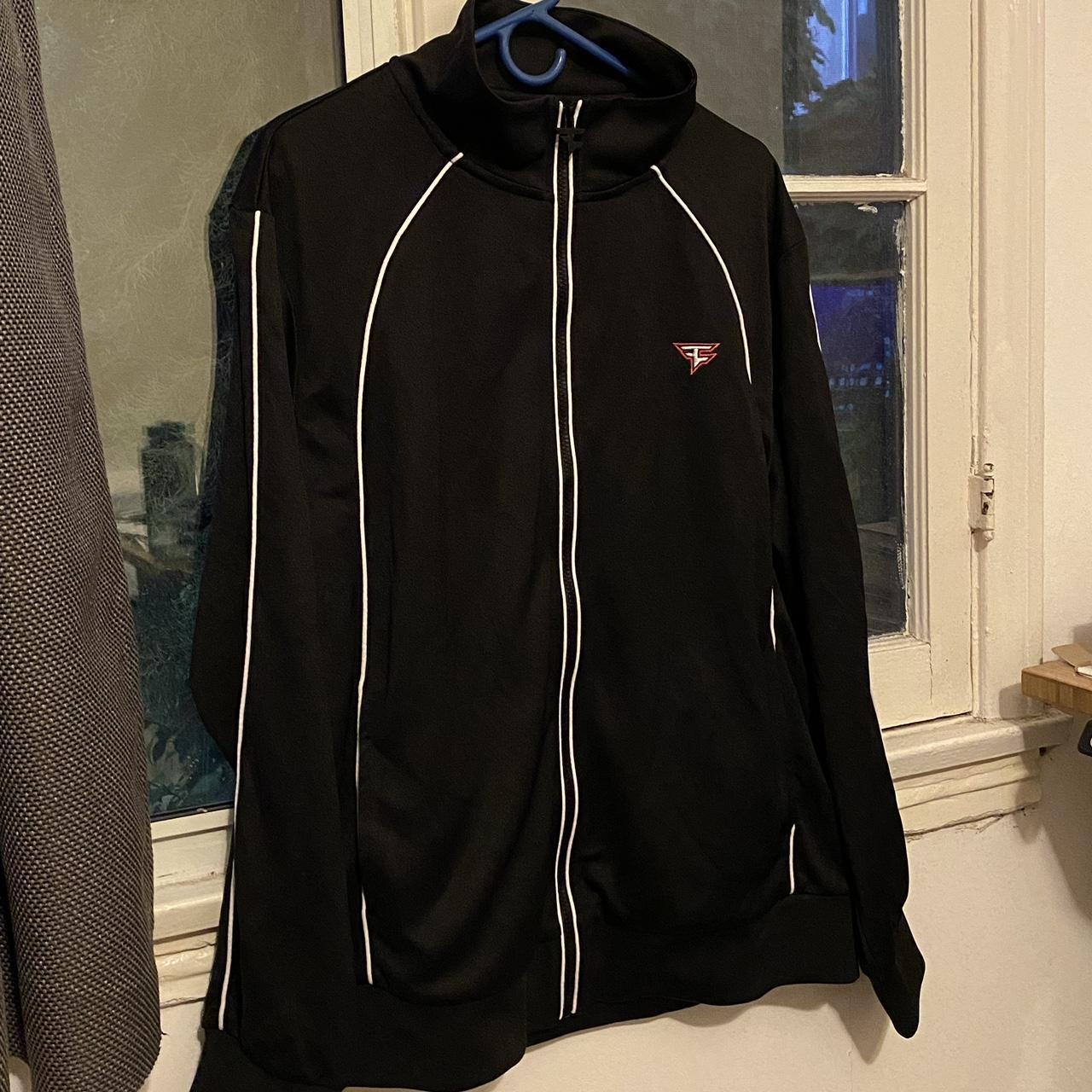 black XL FaZe Clan zip up sports jacket. brand new,... | Depop