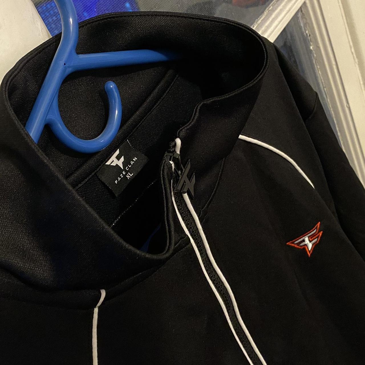 black XL FaZe Clan zip up sports jacket. brand new,... | Depop