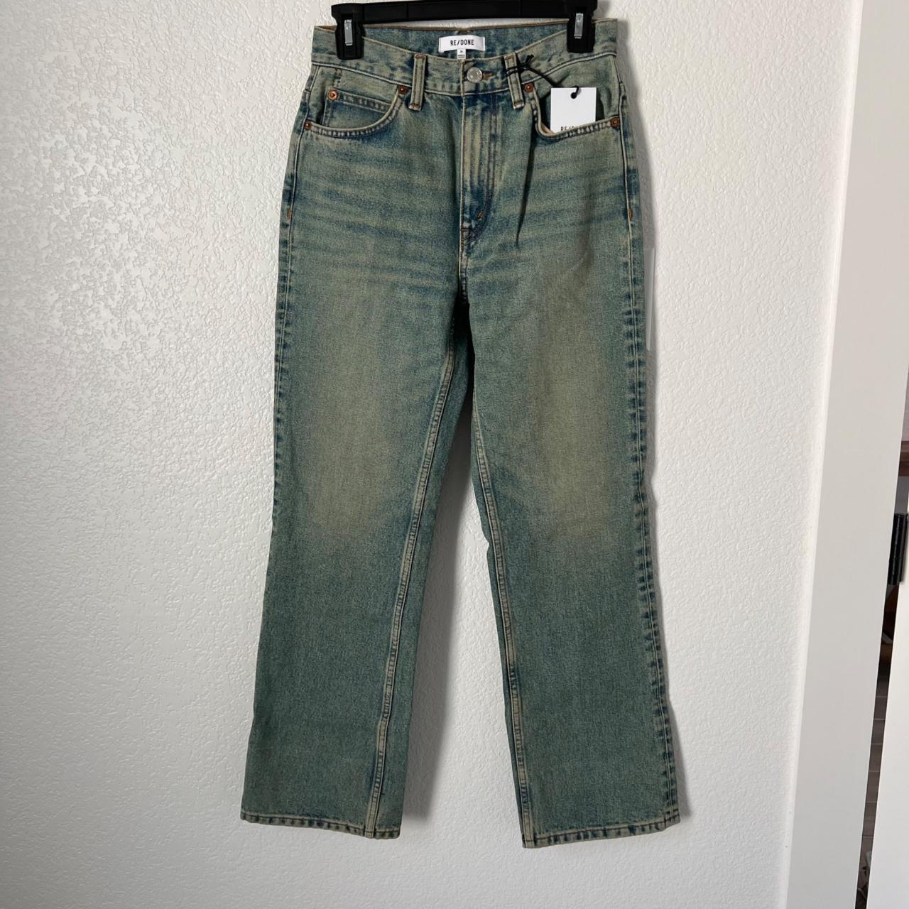 $295 NWT RE/DONE 70S LOOSE FLARE TINTED CITRUS... - Depop