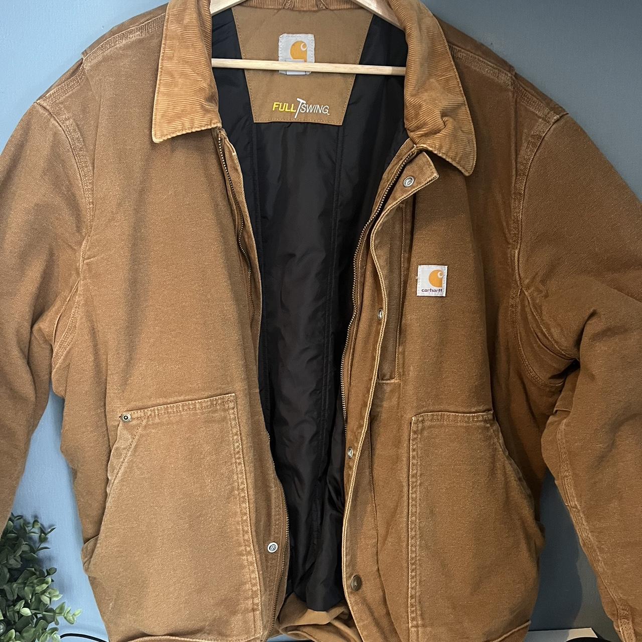 Carhartt Workwear jacket Super heavy and warm Barely... - Depop