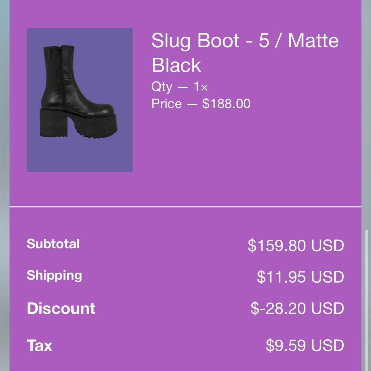 UNIF Women's Black Boots | Depop