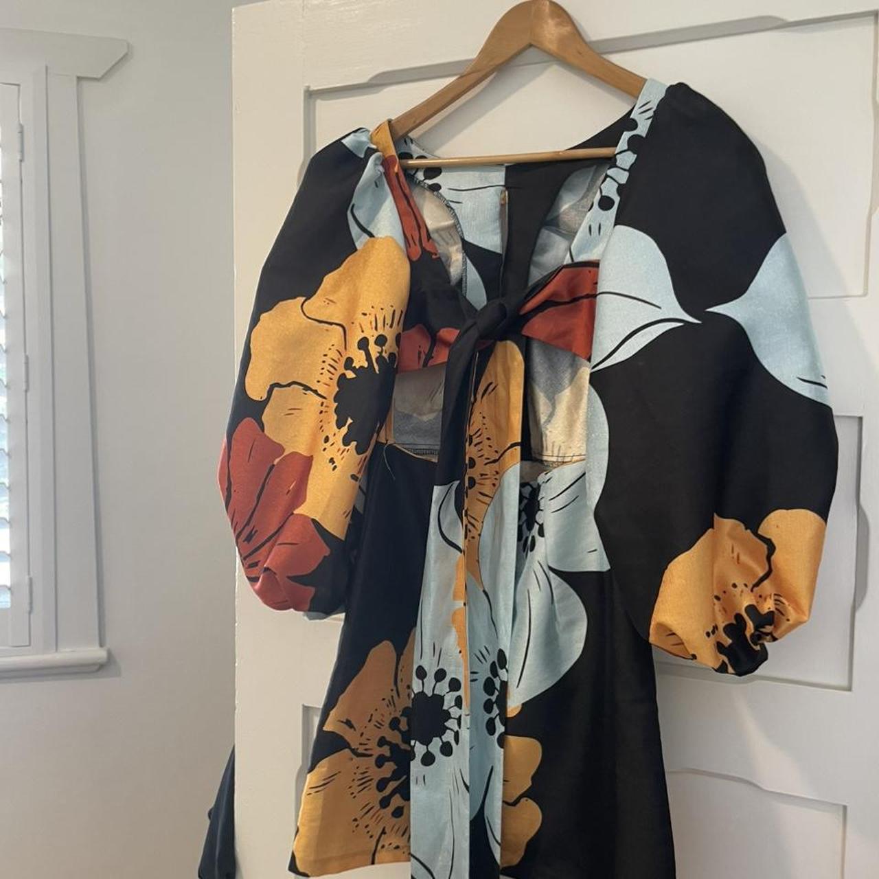 Lagaam Tie Back Mini Dress - Depop