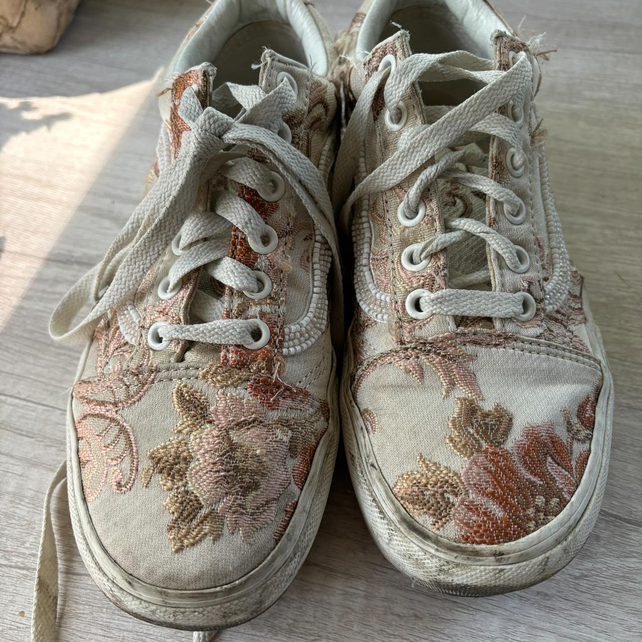 Unique platform vans! Originally bought from free... - Depop