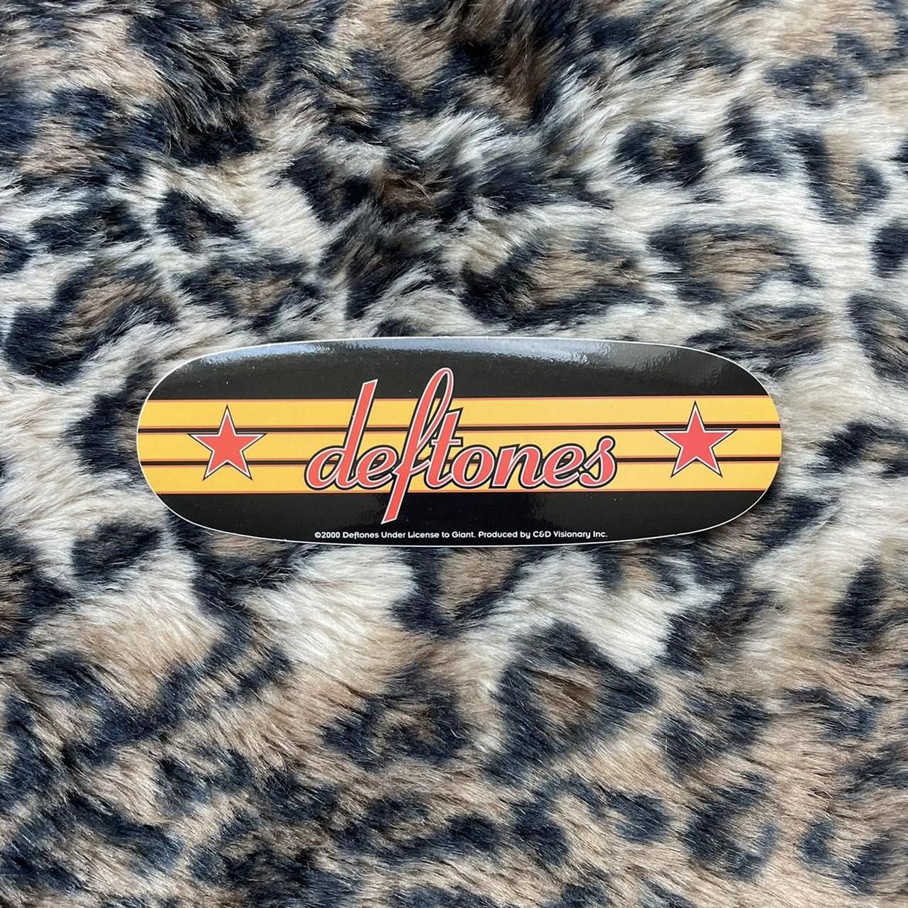 2000 DEFTONES STICKER ⚠︎ rare late 90s/ early 2000s... - Depop