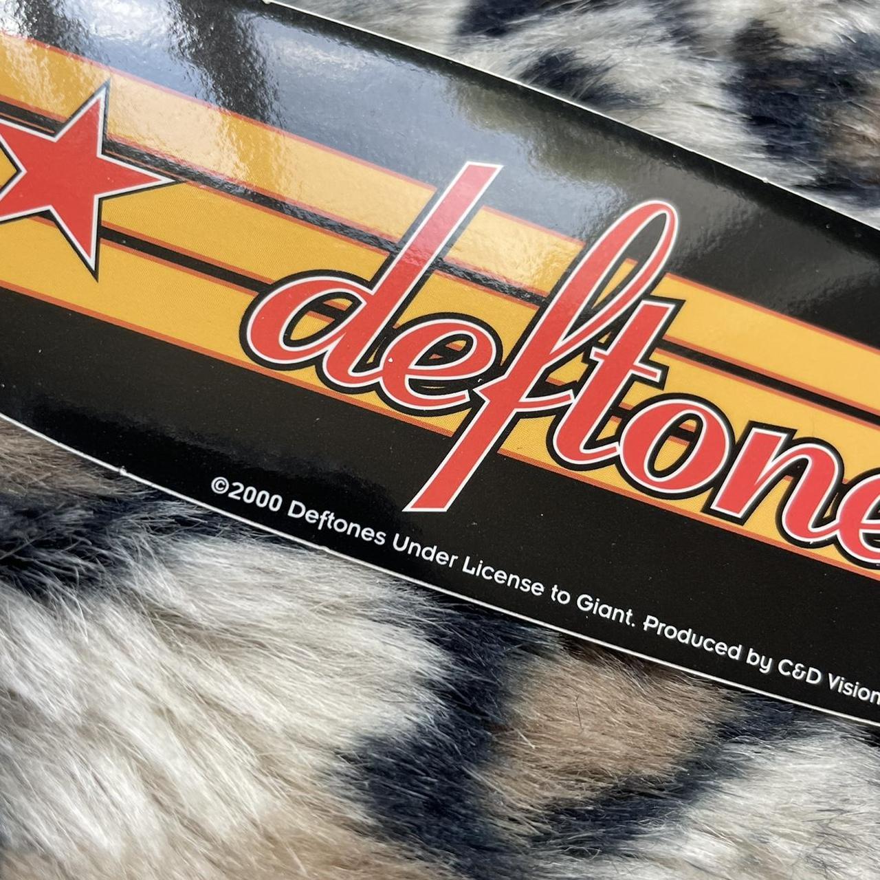 2000 DEFTONES STICKER ⚠︎ rare late 90s/ early 2000s... - Depop