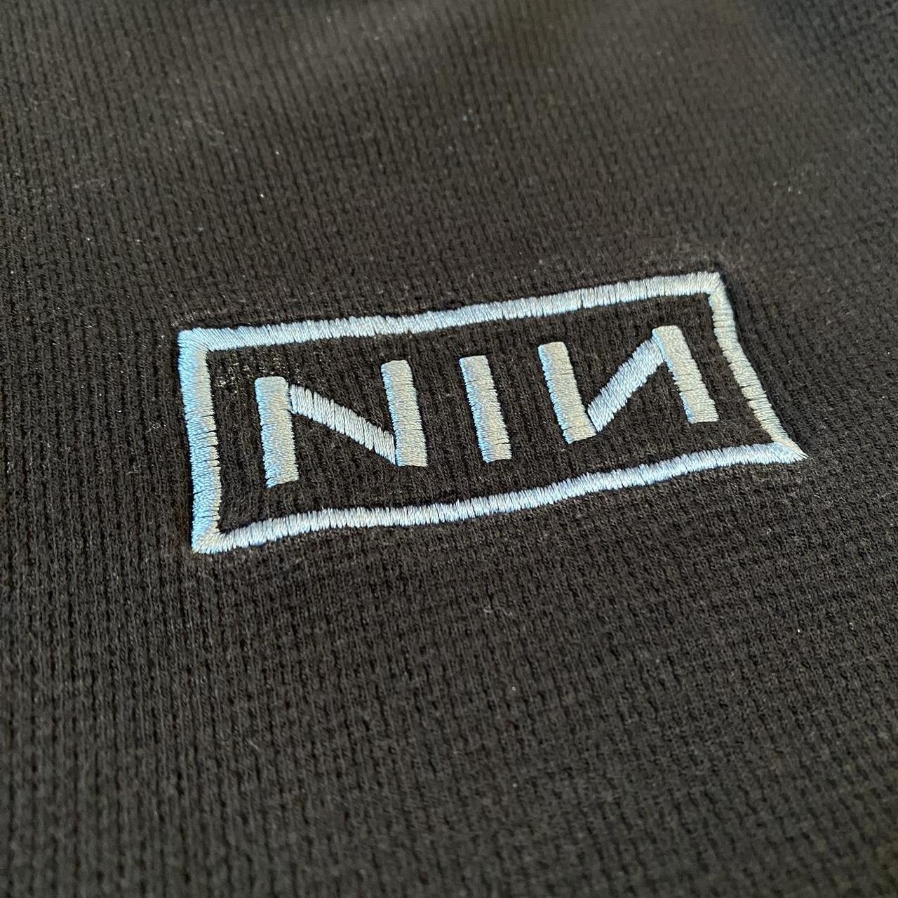 Vintage Nine Inch Nails Thermal Shirt Vintage Nine... - Depop