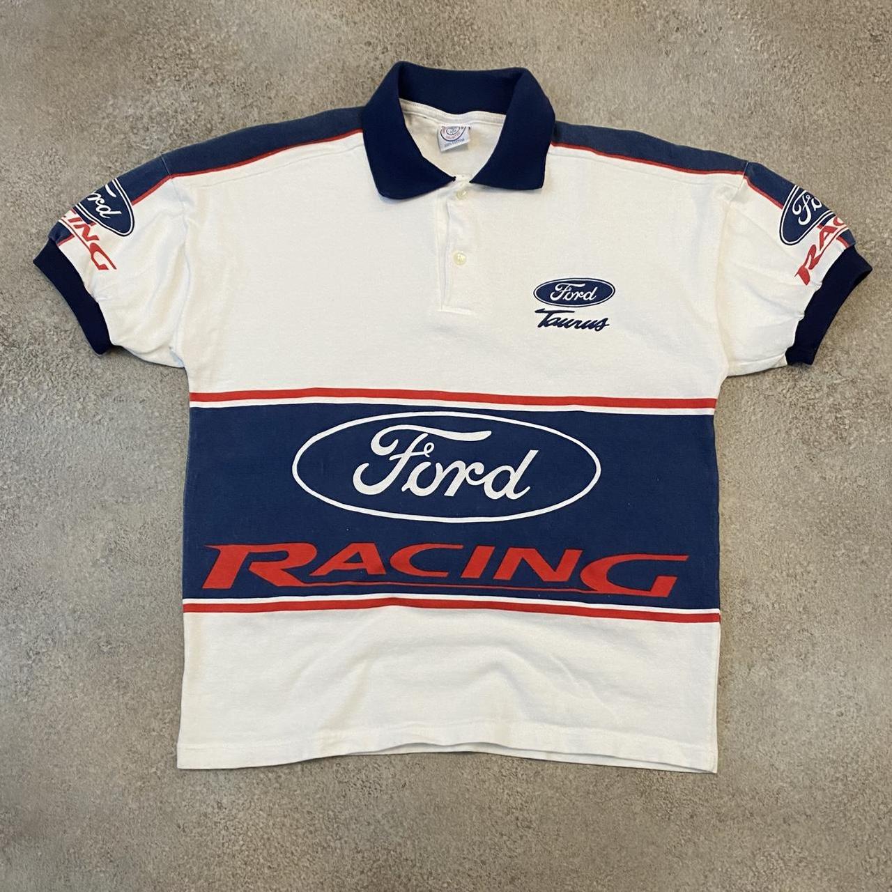 Vintage 90s Ford Racing Polo Shirt Vintage 90s Ford... | Depop