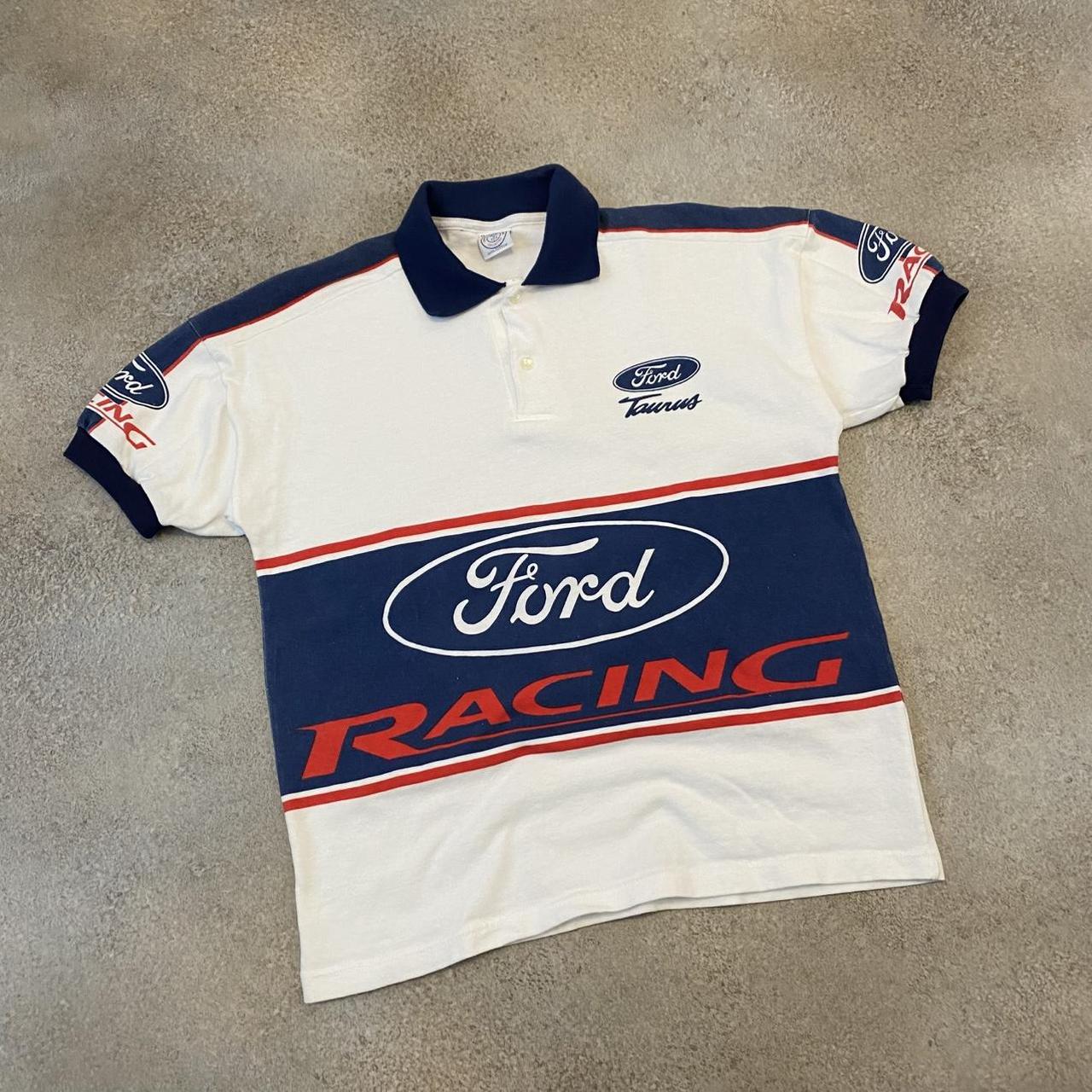 Vintage 90s Ford Racing Polo Shirt Vintage 90s Ford... | Depop