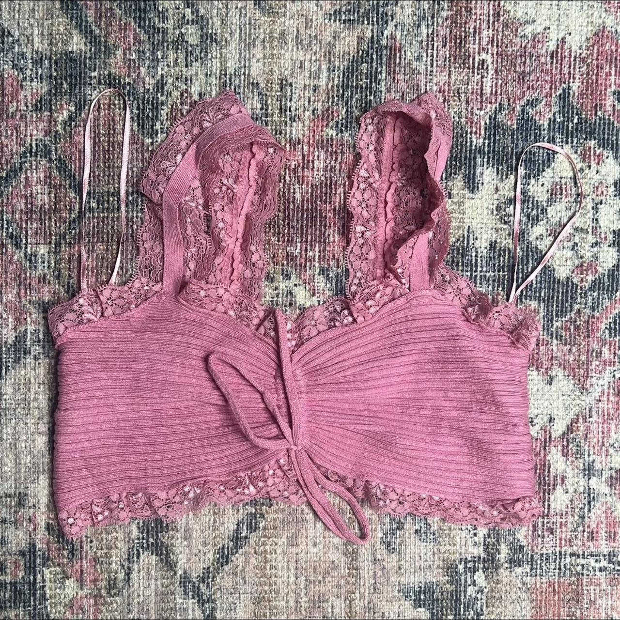 Garage pink cropped tank top #garage #pink #y2k... - Depop