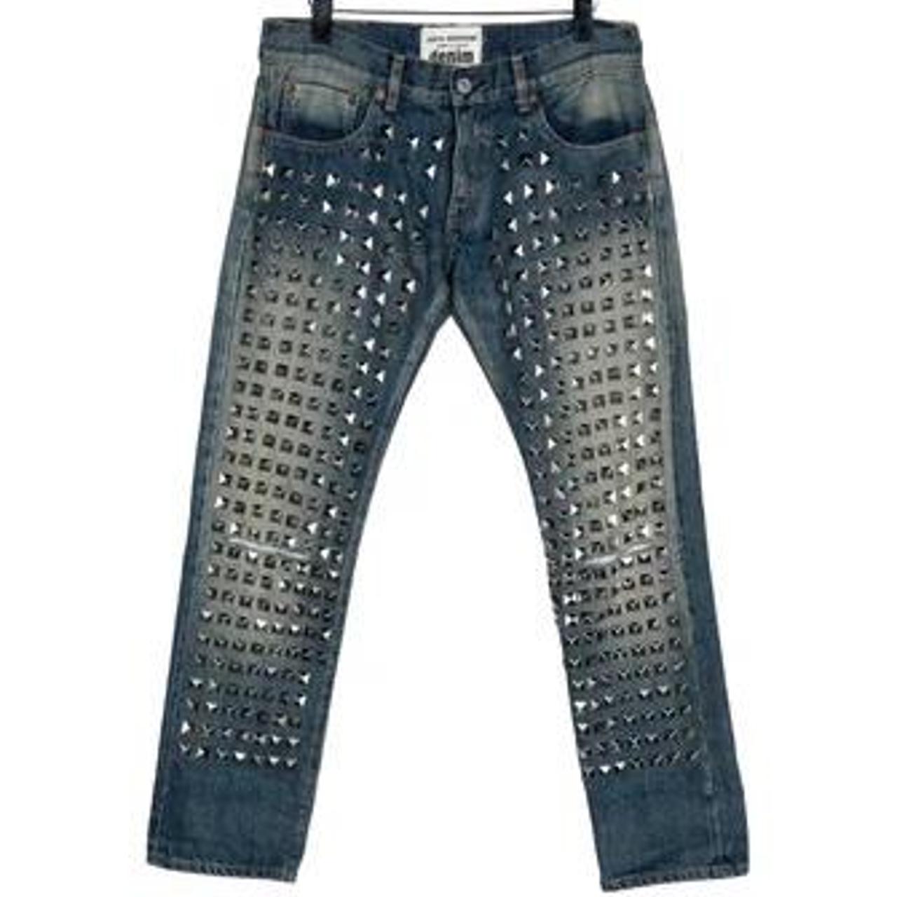 Junya Watanabe studded jeans. From the 2015... - Depop