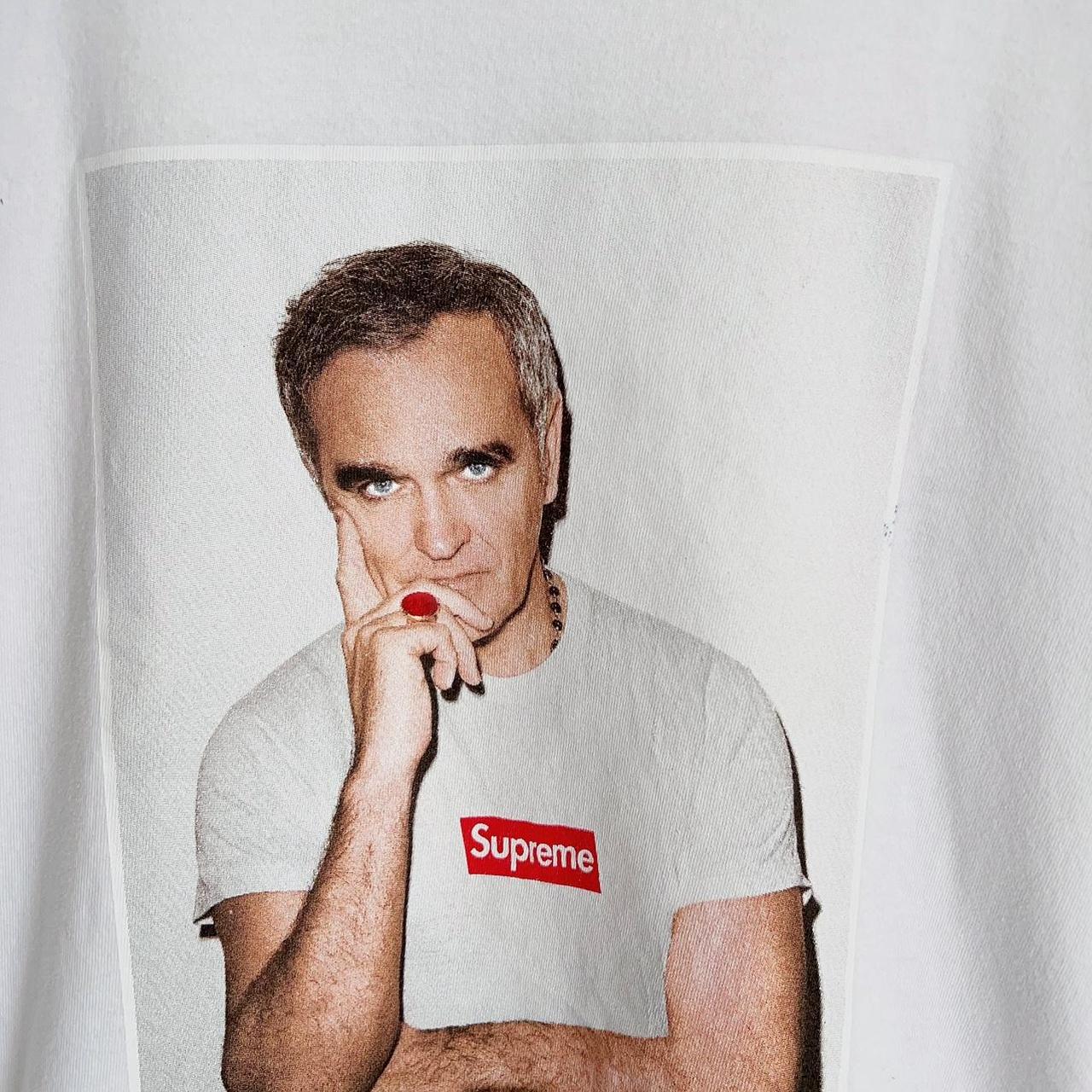 Supreme Morrissey Tee white ss16 shirt Size large... - Depop