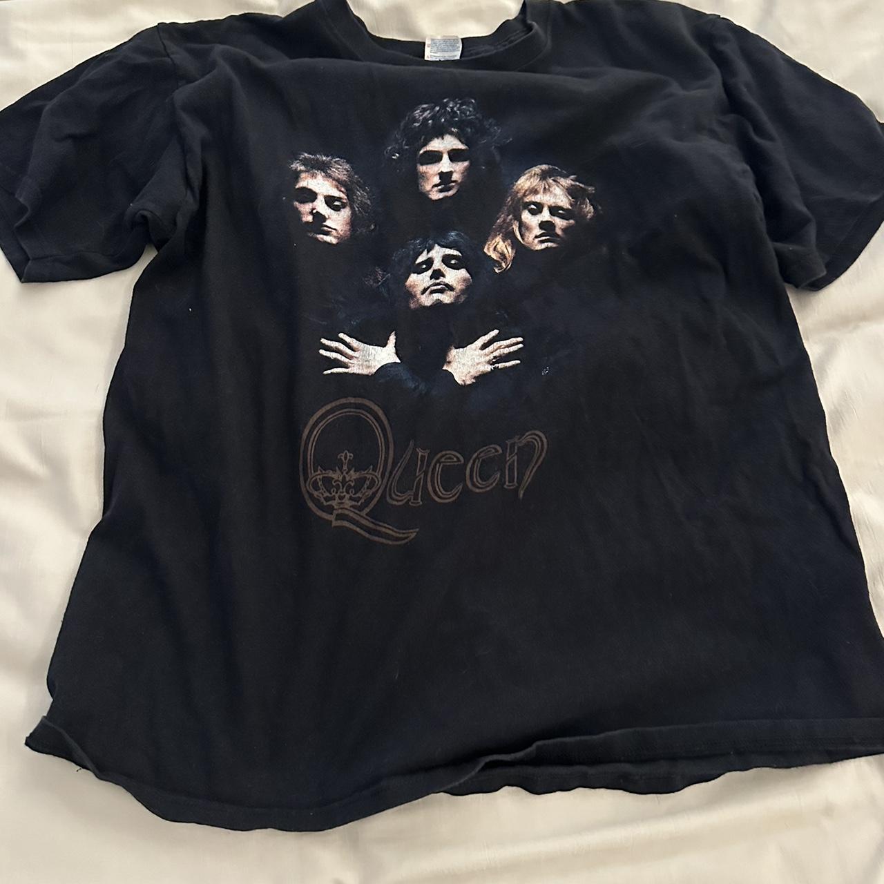 Queen band tee, black and multicoloured #Queen - Depop