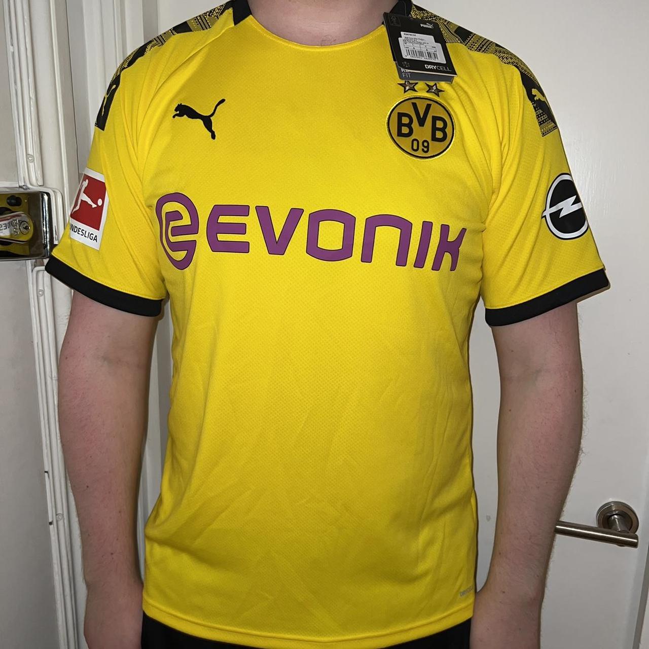 BNWT Borussia Dortmund 2019/2020 home shirt with... - Depop