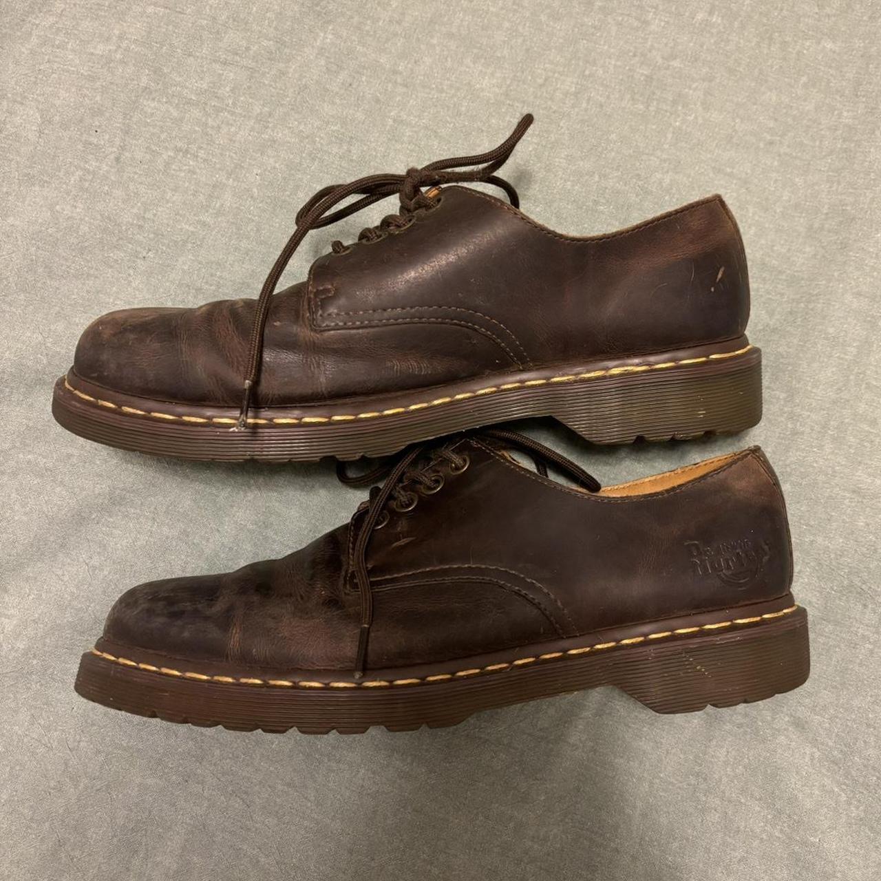 Brown Dr. Martens Oxfords - Depop