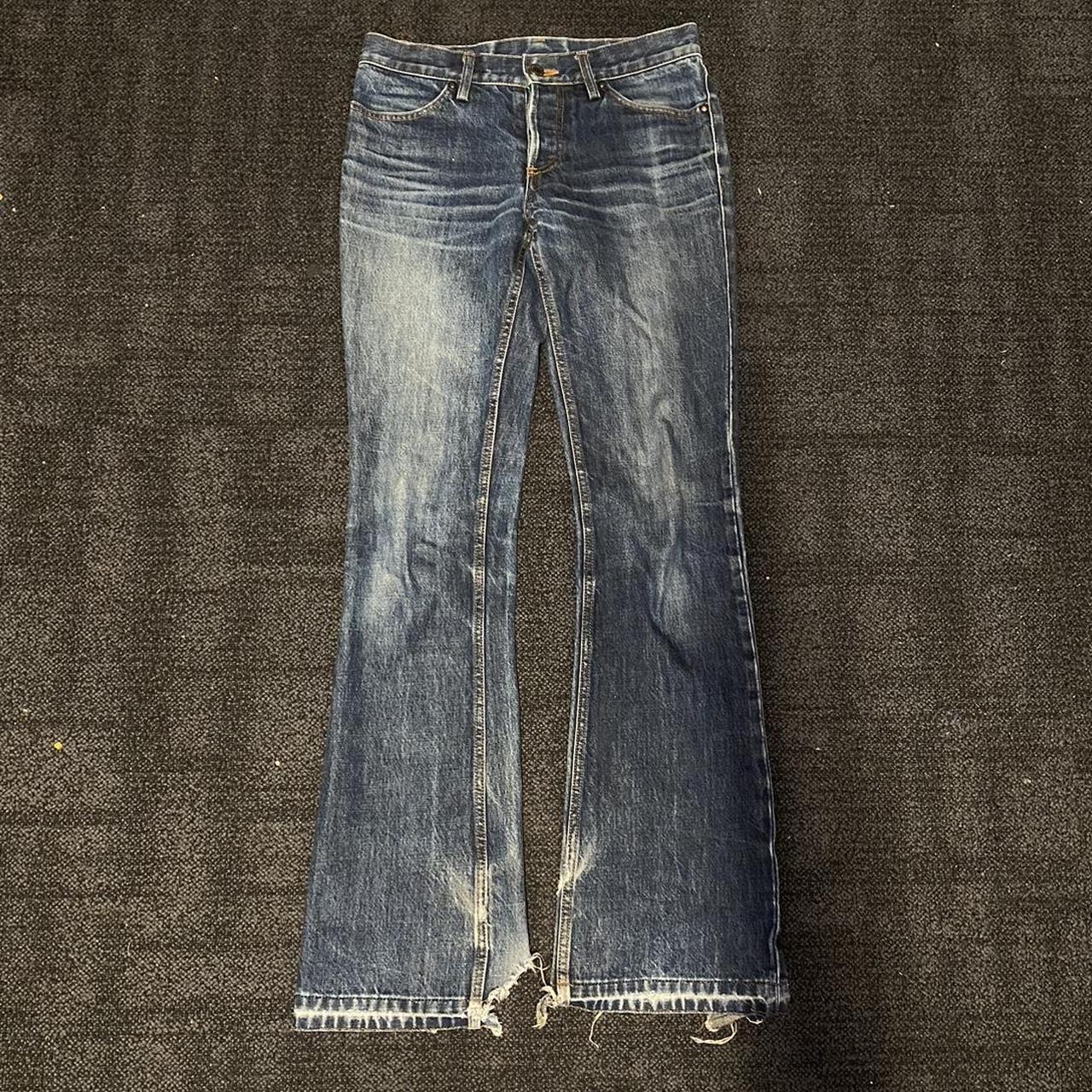 Shellac Slim Flared Jeans Tagged size 44 (29 waist,... - Depop