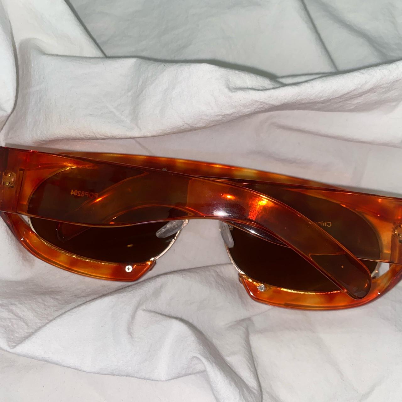 Unique vintage sunnies Super interesting shape and... - Depop