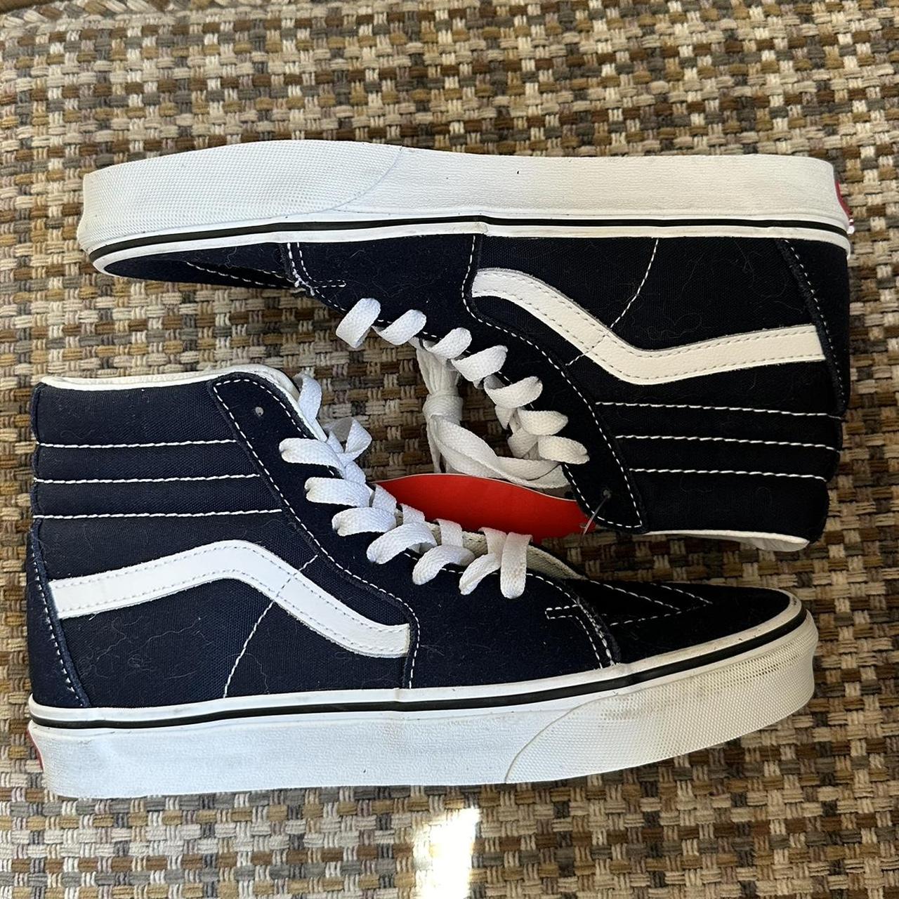 Vans Sk8-Hi black shoes US Women’s 7 Never... - Depop