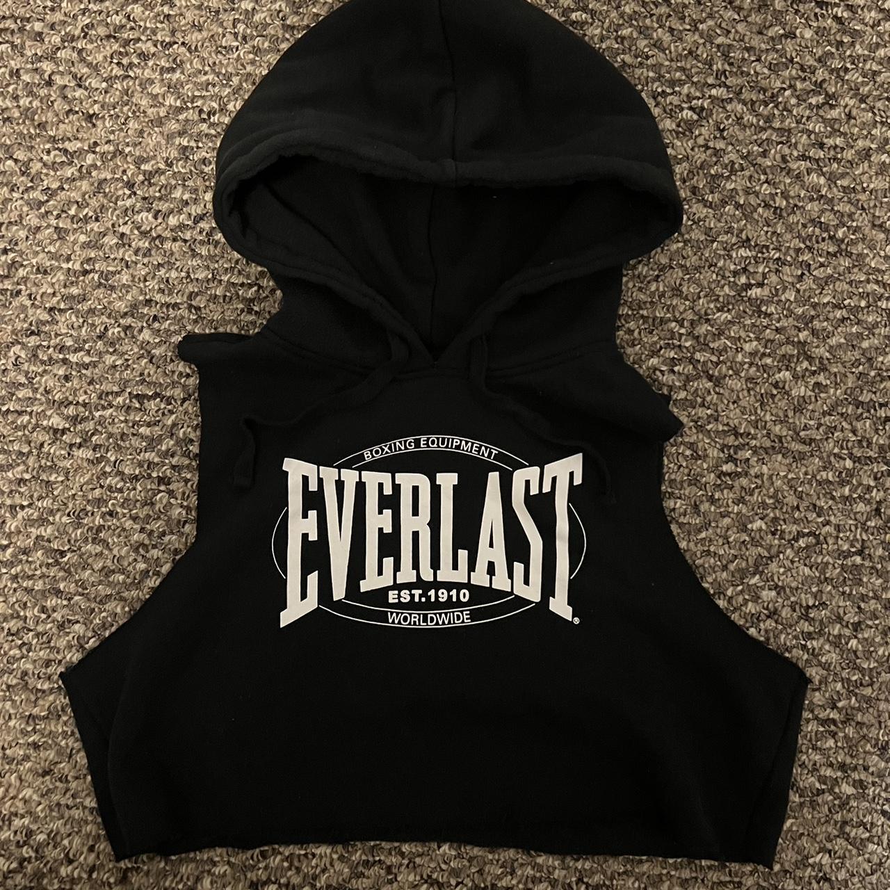 Everlast boxing cropped sweatshirt tank. Worn once!... - Depop