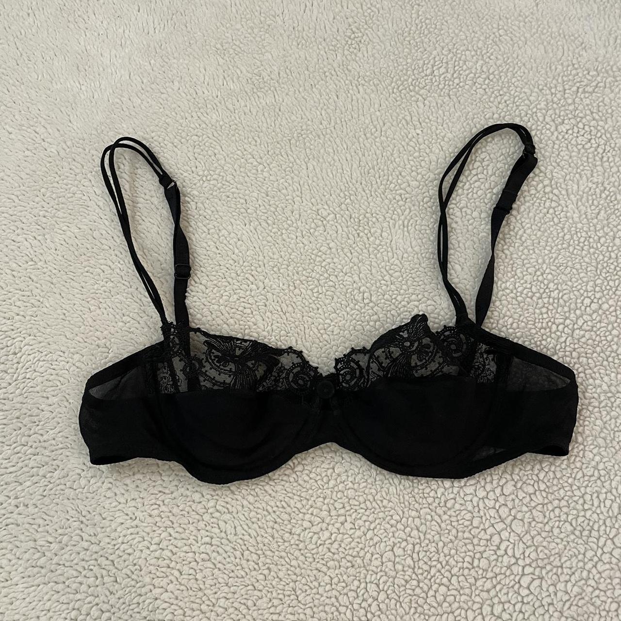 vintage black la perla bra ★ 🤎DM FOE BUNDLE... - Depop