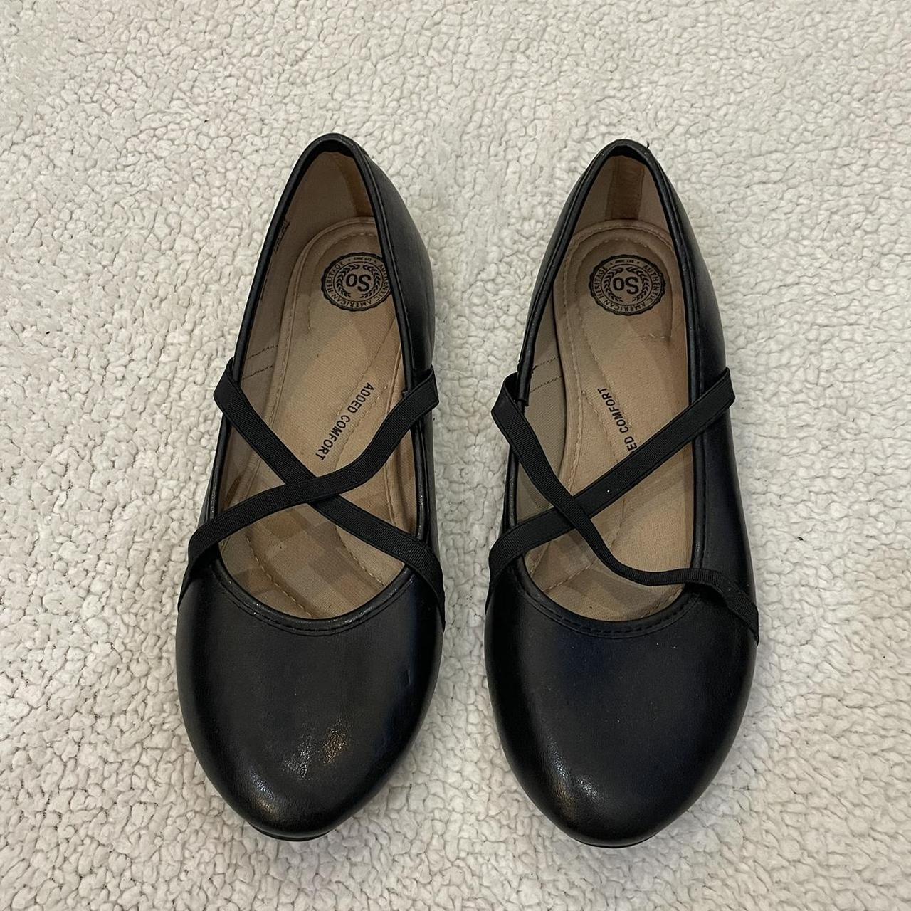 black banded ballet flats ★ 🖤DM FOR BUNDLE... - Depop